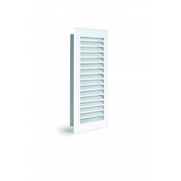 Altema - Grille A Lamelles - Verticale - Blanche - 350 X 200 - Sans ...