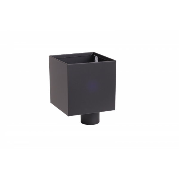 Altema - BOITE A EAU - ALU COLOR NOIR MAT - D 80 - 200 X 200 X 200 MM