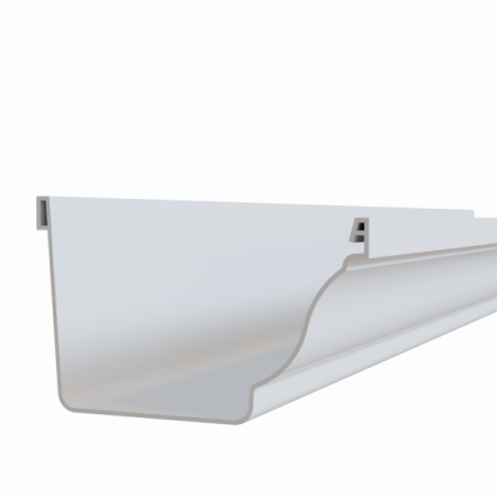 Altema - GOUTTIERE MOULUREE - PVC - BLANC - 4ML - MEP.TRADITION - T4B